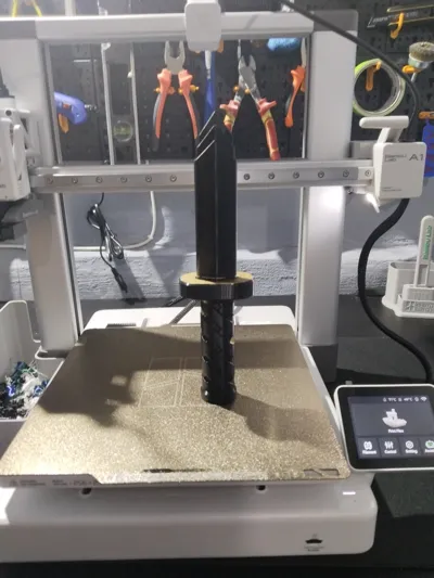 Collapsible Expandable Sword – Print-in-Place - Free 3D Print Model ...