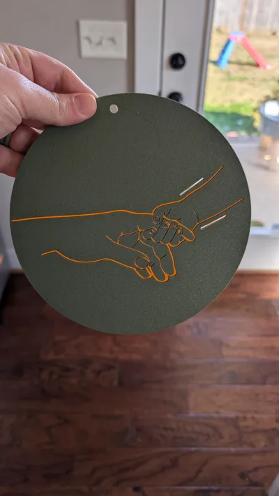 Baby Birth Tag Holder for the wall by Morganja MakerWorld: Download ...