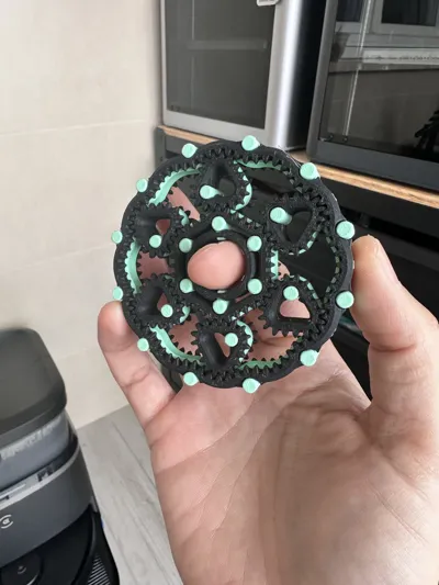 "Core" Geometric Planetary Gears Fidget Spinner - Free 3D Print Model ...