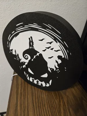 Nightmare before Christmas LED light box by Balorfan85 MakerWorld ...