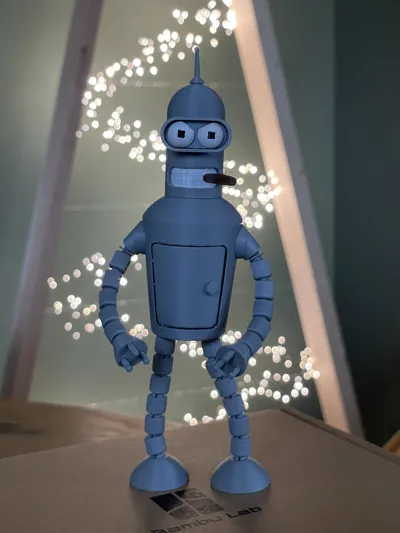 Bender Figurine (Modular, No Glue Required) Remixed by Hockey3405 ...