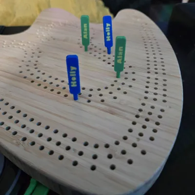 Customizable Cribbage Peg - Free 3D Print Model - MakerWorld