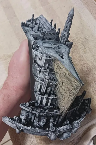 Bambu Tirith - A Minas Tirith Book Nook Tribute by The Ingenious Tinkerer MakerWorld: Download ...