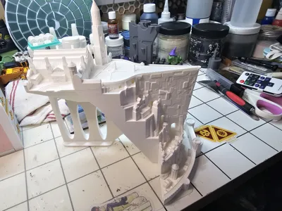 Bambu Tirith - A Minas Tirith Book Nook Tribute by The Ingenious Tinkerer MakerWorld: Download ...