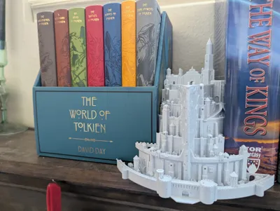 Bambu Tirith - A Minas Tirith Book Nook Tribute by The Ingenious Tinkerer MakerWorld: Download ...