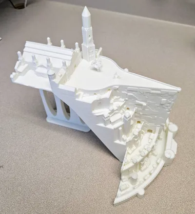 Bambu Tirith - A Minas Tirith Book Nook Tribute by The Ingenious Tinkerer MakerWorld: Download ...