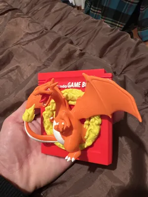 Charizard Pokemon Red Game Boy Nintendo Cartridge by ABC3D Models ...