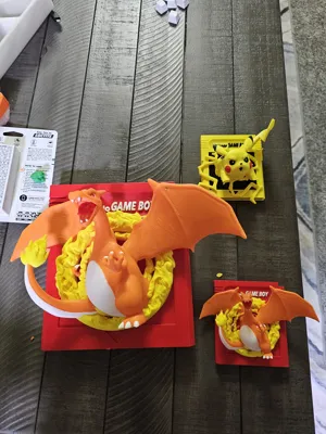 Charizard Pokemon Red Game Boy Nintendo Cartridge by ABC3D Models ...