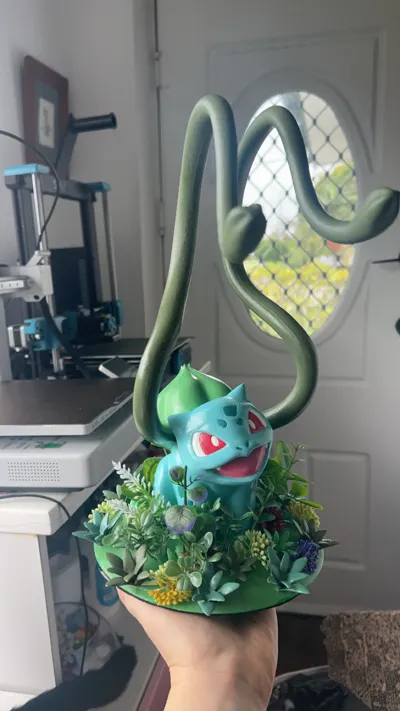 Bulbasaur Headphone Stand by Bulbasaur MakerWorld: Download Free 3D Models