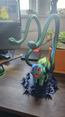 Bulbasaur Headphone Stand by Bulbasaur MakerWorld: Download Free 3D Models