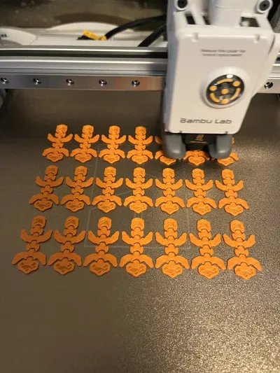 Flexi Fox & Keychain - No supports by 3DeepDesigns - MakerWorld