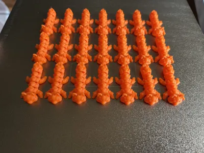 Flexi Fox & Keychain - No supports by 3DeepDesigns - MakerWorld