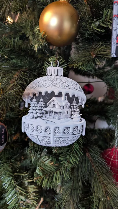 Christmas ornament - Hueforge by camillabertrand MakerWorld: Download ...