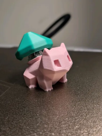 Bulbasaur clicker with bulb (Keyswitch required!) - Free 3D Print Model ...