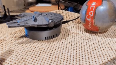 MagLev Millennium Falcon - Free 3D Print Model - MakerWorld