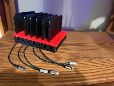 Multi device charging station by Gros_Loup_66 MakerWorld: Download Free ...