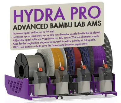 AMS Filament Dryer / Heater (FULLY SEALED) by spooter MakerWorld ...