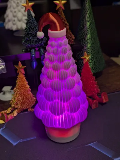Bubbly Christmas Trees by SabreDesign MakerWorld: Download Free 3D Models