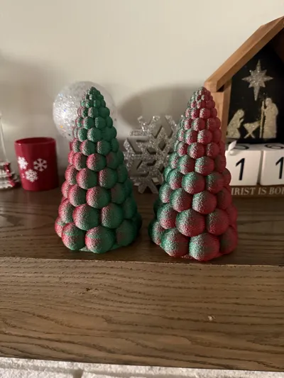 Bubbly Christmas Trees by SabreDesign - MakerWorld