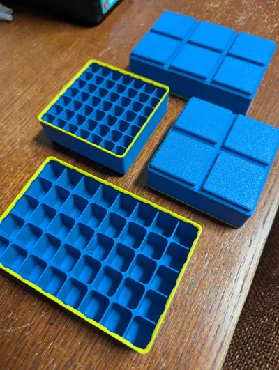 Gridfinity Battery Trays (AA & AAA) - perfect fit Remixed by feyach ...