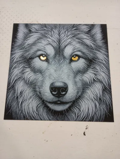 HueForge - Wolf by Ligurio MakerWorld: Download Free 3D Models