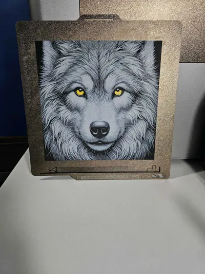 HueForge - Wolf by Ligurio MakerWorld: Download Free 3D Models