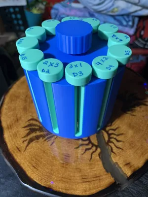 Magnet organizer (with magnet tubes) by Boudewijn Plomp MakerWorld ...