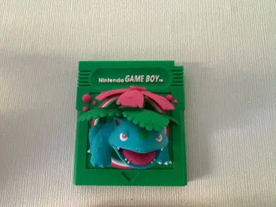 Venusaur Pokemon Green Game Boy Nintendo Cartridge by Nostalgic 3D ...