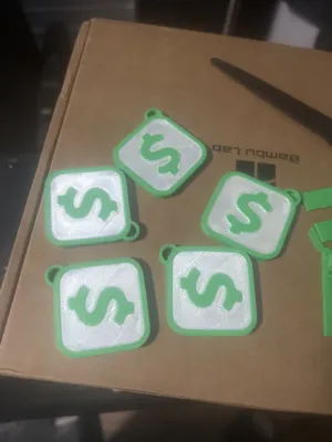 Cashapp logo NFC keychain by JGLDJ - MakerWorld