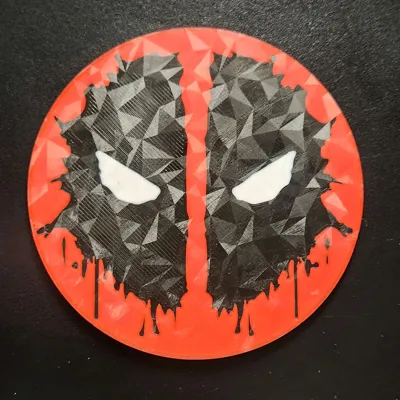 Deadpool Coaster Variety Pack Remixed by That_3DPrinter_Guy MakerWorld ...