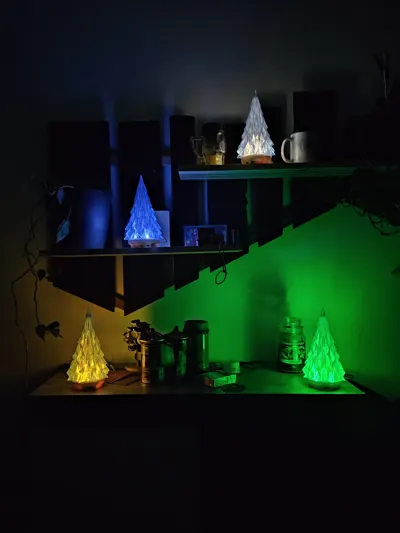Christmas Tree - Bambu LED Kit by Modular Mapping MakerWorld: Download Free 3D Models