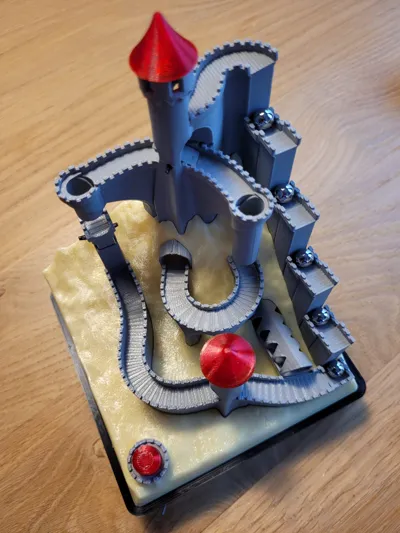 Castle Themed Marble Run by Zwamdurkel MakerWorld: Download Free 3D Models