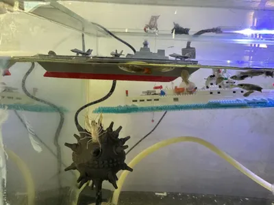 Floating Sea Mine for Aquarium - Free 3D Print Model - MakerWorld