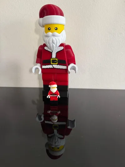 Santa Claus Legos brick style (optimized) - Free 3D Print Model ...