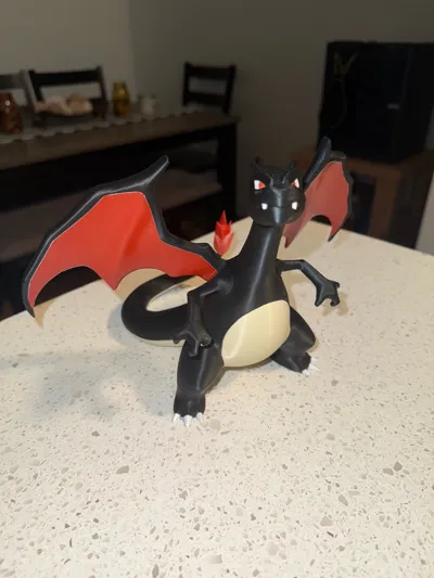 Charizard (Pokemon) Multiparts 85mm Tall - Free 3D Print Model - MakerWorld