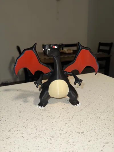 Charizard (Pokemon) Multiparts 85mm Tall - Free 3D Print Model - MakerWorld