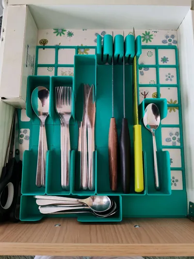 Gridfinity Kitchen Drawer (Parametric) Remixed by Trinitor MakerWorld ...