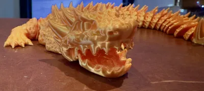 The Bone Shaper - Articulated Dragon by hollowmaker - MakerWorld