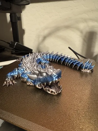 The Bone Shaper - Articulated Dragon by hollowmaker MakerWorld ...