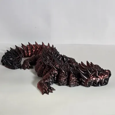 The Bone Shaper - Articulated Dragon by hollowmaker MakerWorld ...