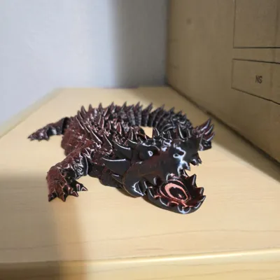 The Bone Shaper - Articulated Dragon by hollowmaker MakerWorld ...