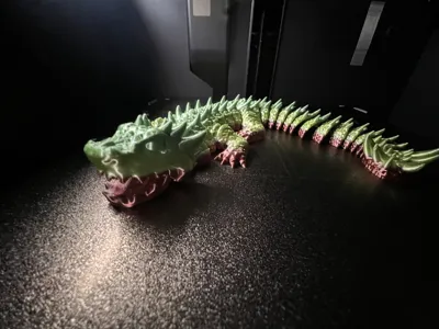 The Bone Shaper - Articulated Dragon by hollowmaker MakerWorld ...