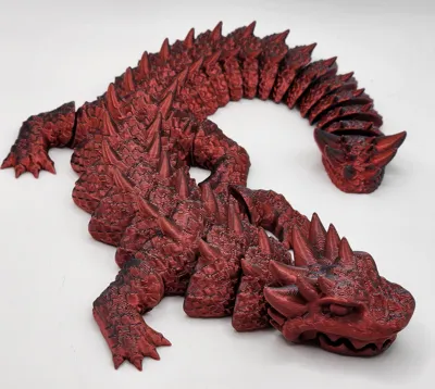 The Bone Shaper - Articulated Dragon by hollowmaker MakerWorld ...