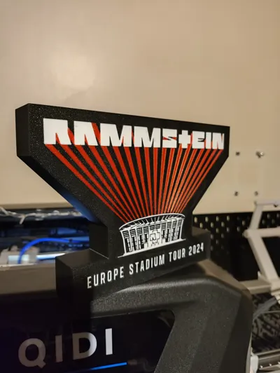 Rammstein Europe Stadium Tour 2024 Lightbox LED Lamp by Nico91 - MakerWorld
