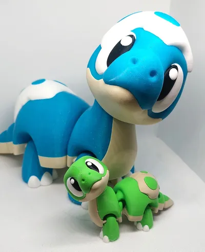 Flexi Baby Dino Brachiosaurus by 3DGOB MakerWorld: Download Free 3D Models