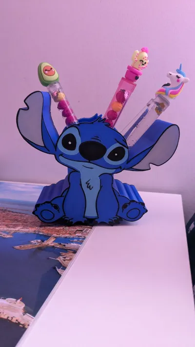 Stitch Pen Holder By Pocketcar Pt Makerworld