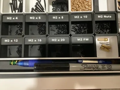 Gridfinity Metric Screw Bins by morellid97 MakerWorld: Download Free 3D ...