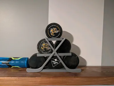 Ice Hockey Puck Display stand - Free 3D Print Model - MakerWorld