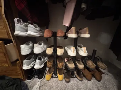 Shoe Stacker -Quick print way to stack your shoes. by DrkPxl MakerWorld ...