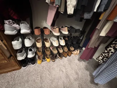 Shoe Stacker -Quick print way to stack your shoes. by DrkPxl MakerWorld ...